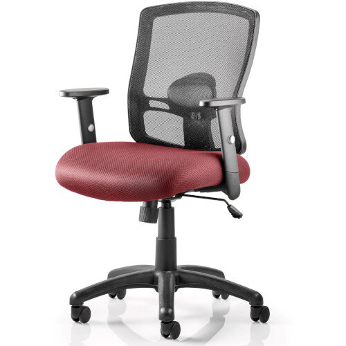 Portland Medium Black Mesh Back Task Operator Chair with Height ...