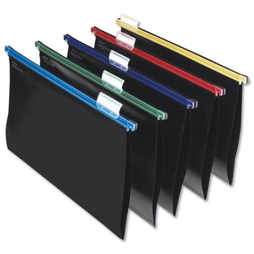 Snopake Plastic Suspension Files Assorted with Tabs Foolscap Pack 25 ...