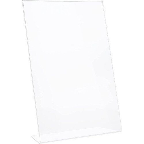 ValueX A4 Slanted L Shaped Sign Holder Portrait SSPA411 - HuntOffice.co.uk
