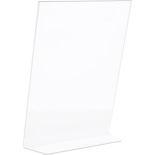 ValueX A4 Slanted L Shaped Sign Holder Portrait SSPA411 - HuntOffice.co.uk