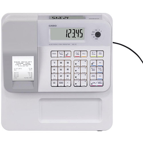 Casio Cash Register SE-G1SD-WE White - Hunt Office UK