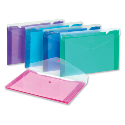 Snopake Polyfile Trio Electra Wallet File Polypropylene with Pocket ...