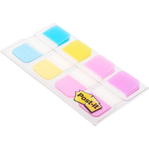 Post-it 4 x 10mm Strong Index Flags Repositionable Durable Writable 1 x ...