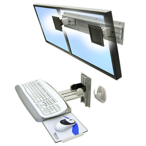 Ergotron Neo-Flex Dual Monitor Wall Mount - Mounting kit for dual flat ...