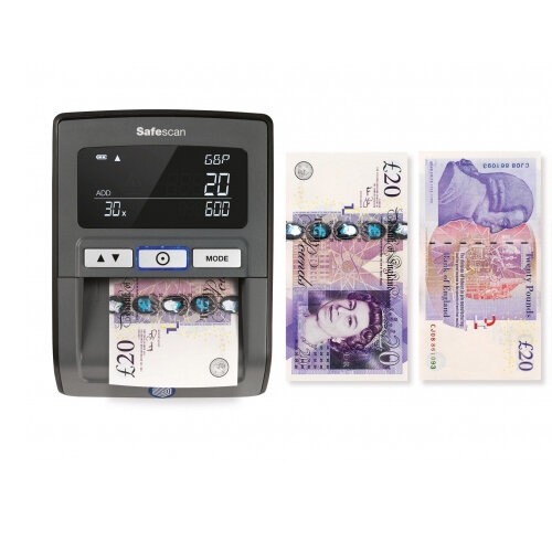 Safescan 155s Black Counterfeit Detector - Hunt Office UK