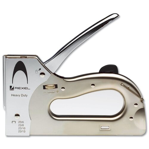 Rexel Heavy Duty Tacker Silver Pack of 1 2101209 - Hunt Office UK