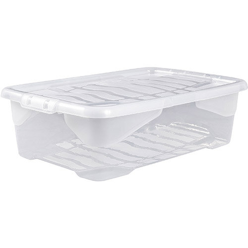 Strata Curve Box 30 Litre Clear Ref XW201B-CLR - Hunt Office UK