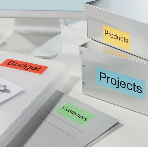 Avery Yellow Coloured Labels Laser 63.5x33.9mm 20 x 24 Labels (480 in ...