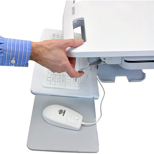 Ergotron StyleView EMR Cart with LCD Arm, LiFe Powered - Cart for LCD ...