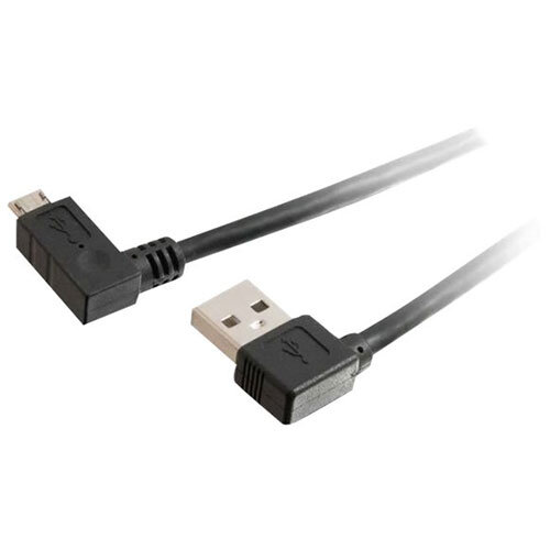 C2G USB 2.0 A Right Angle to Micro-USB B Right Angle Cable - USB cable ...