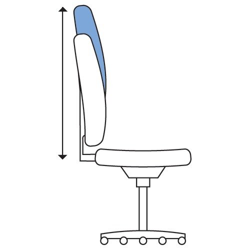 Cappela Agility High Back Mesh Posture Chair With Lumbar Support Black ...