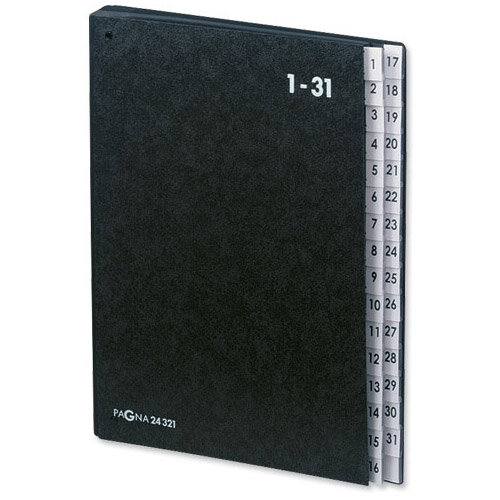 Pagna Bring Forward A4 Expanding File With PVC Tabs 1- 31 2432/04 ...