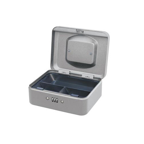 5 Star Facilites Premium Cash Box Black – 12 Inch, 5 Coin Compartments ...