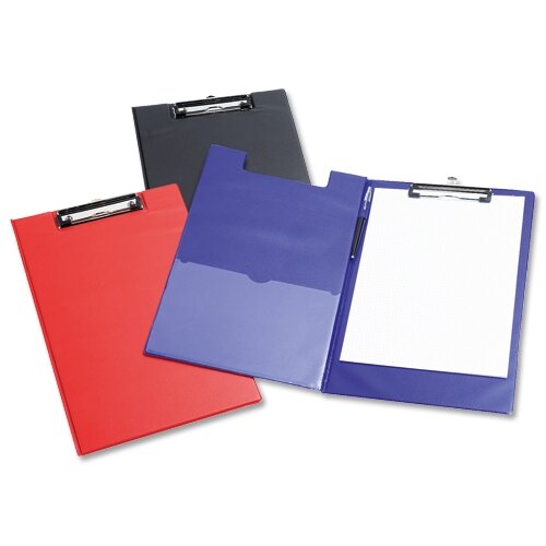 Blue Fold Over Clipboard Foolscap Rapesco - Hunt Office UK