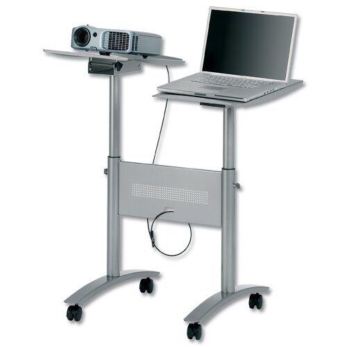 Nobo Twin Platform Projector Trolley 1900791 - Hunt Office UK