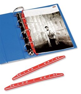 Magi Clip Multipunched Red Pack 25 Photo Album Company - Hunt Office UK