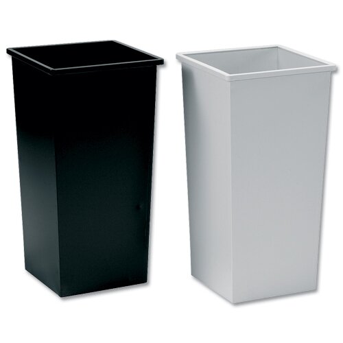 5 Star Office Waste Bin Square Steel Scratch-resistant W325xD325xH630mm ...