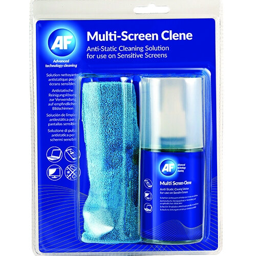 AF Multi Screen Cleaner & Cloth Ref AMCA200LMF - Hunt Office UK
