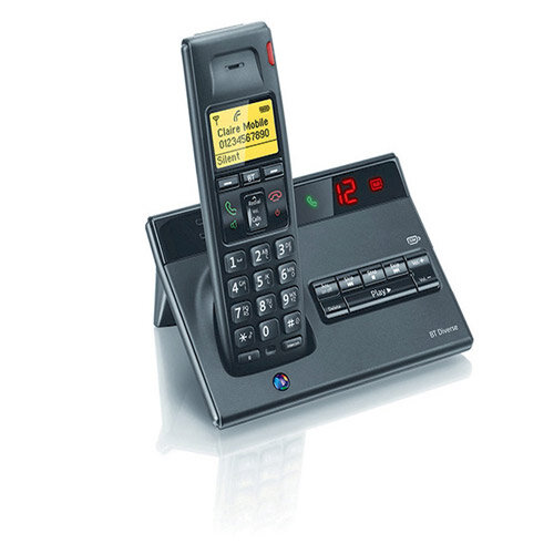 BT Diverse 7150 Plus DECT Cordless Telephone SMS TAM - Hunt Office UK
