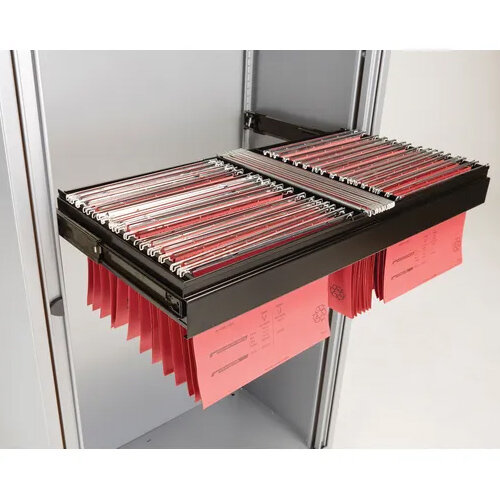 Bisley BRFA Roll-out Filing Frame for Cupboard Grey - Hunt Office UK