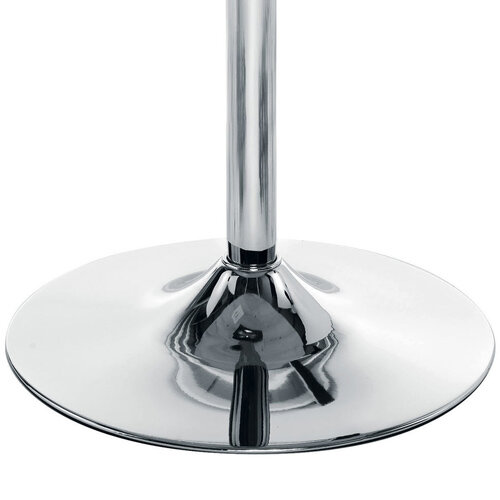 Ellipse Trumpet Base Circular Cafe Table Walnut - Hunt Office UK