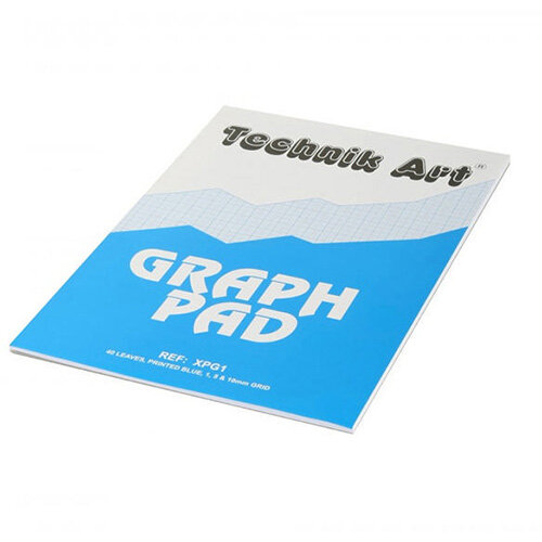 Technik Art Graph Pad A4 1/5/10mm 40 Leaf XPG1 - Hunt Office UK