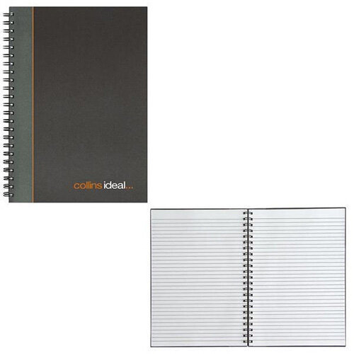Collins A4 Ideal Wire Bound Book - Features 192 Feint Ruled A4 Pages ...