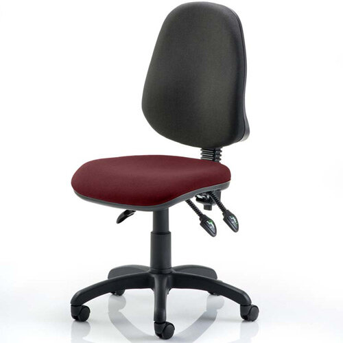 Eclipse III Lever Task Operator Office Chair Chilli Red Seat - Hunt ...