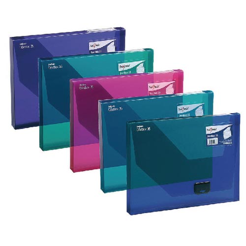 A4 Black Box File Lock Spring 70mm Spine Pack 5 Eastlight Colorado ...