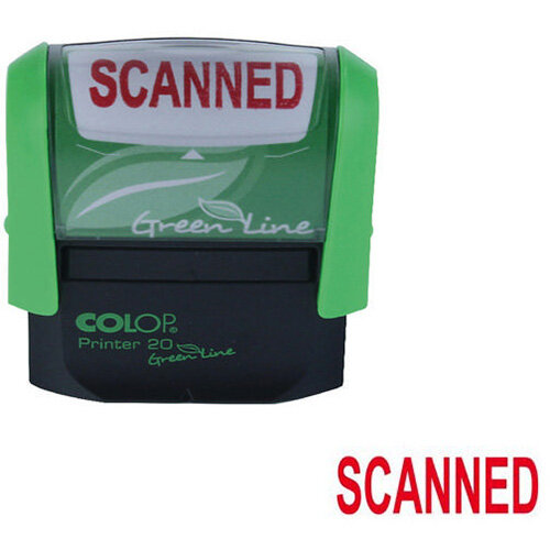 Colop Green Line Scanned Self-Inking Stamp P20GLSCA - Hunt Office UK