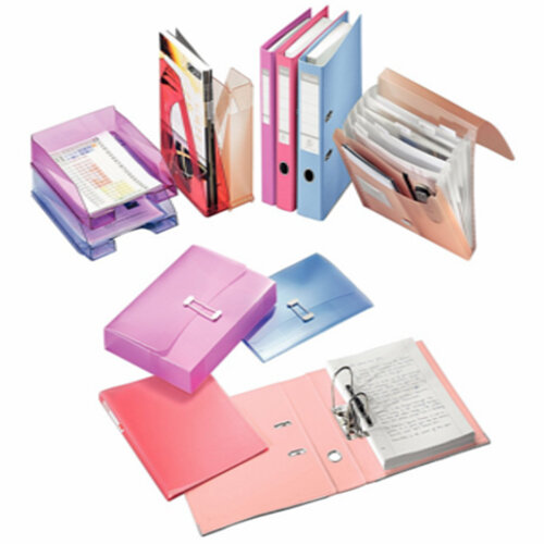 Esselte A4 Polypropylene 75mm Assorted Lever Arch File Pack of 10 ...