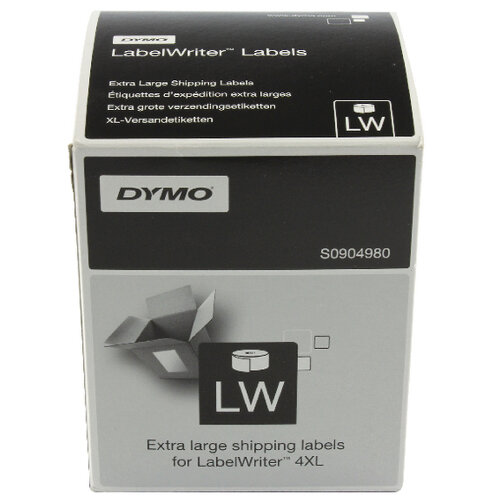 Dymo 4XL Labels 104x159mm for Labelwriter 4XL S0904980 500 Labels ...