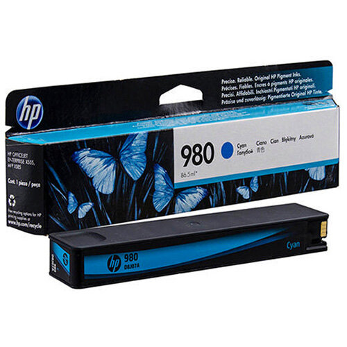 HP 980 Ink Cartridge Cyan D8J07A - Hunt Office UK