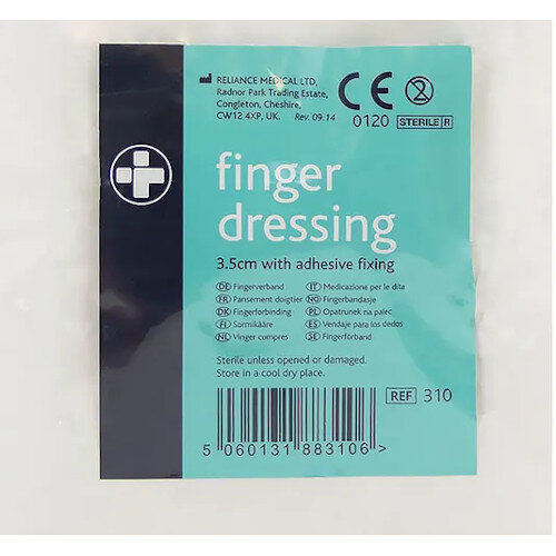 Reliance Medical Finger Dressing Adhesive Fixing 35mm (Pack of 10) 310 ...