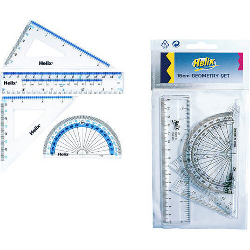 Helix Clear Geometry Set Q68048 - Hunt Office UK