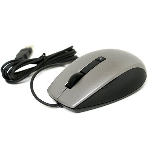Dell Mouse Laser Cable 6 Button(s) Black, Silver USB Scroll Wheel ...