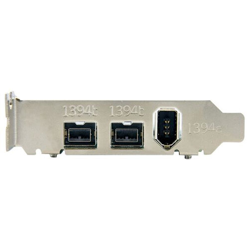 StarTech.com 3 Port 2b 1a Low Profile 1394 PCI Express FireWire Card ...