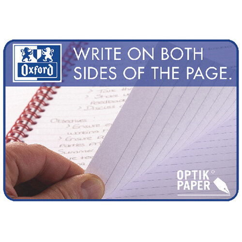 A7 Wirebound Glossy Hardback Notebook 144 Pages Black n Red - Hunt ...