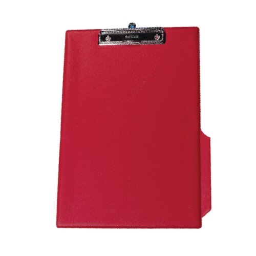 Q-Connect PVC Clipboard Single Red Foolscap/A4 - Hunt Office UK