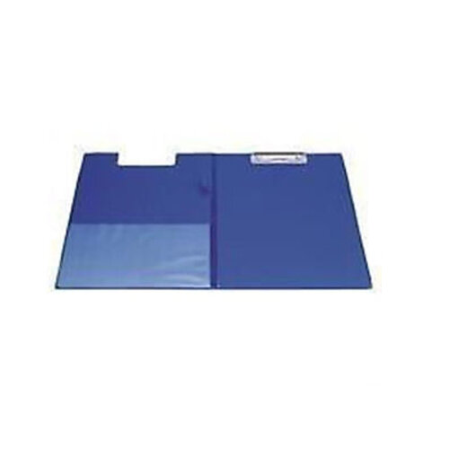 Q-Connect PVC Foldover Clipboard Foolscap/A4 Blue - Hunt Office UK