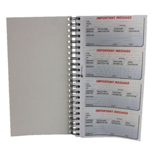 Q-Connect Telephone Message Book 400 Messages Duplicate - Hunt Office UK