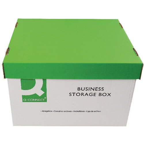 Q-Connect Business Archive Storage Box 335x400x250mm Pack 10 KF21660 ...