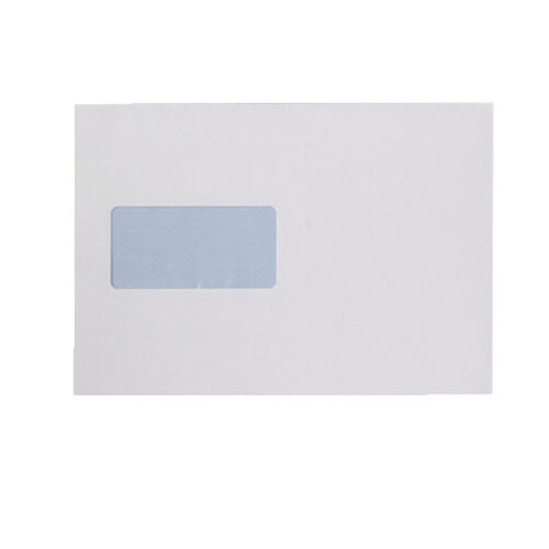 Q-Connect Envelope C5 Window 100gsm Self Seal White (Pack of 500 ...