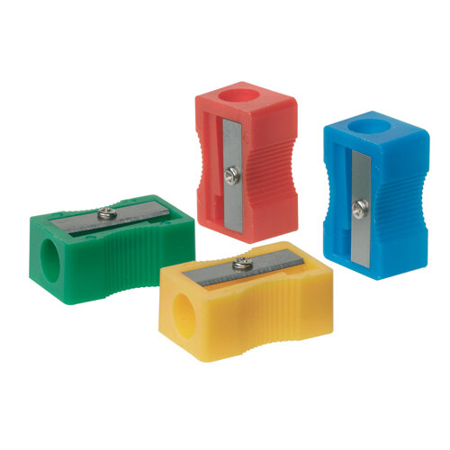 Single Hole Sharpener Plastic Pack of 10 - Hunt Office UK