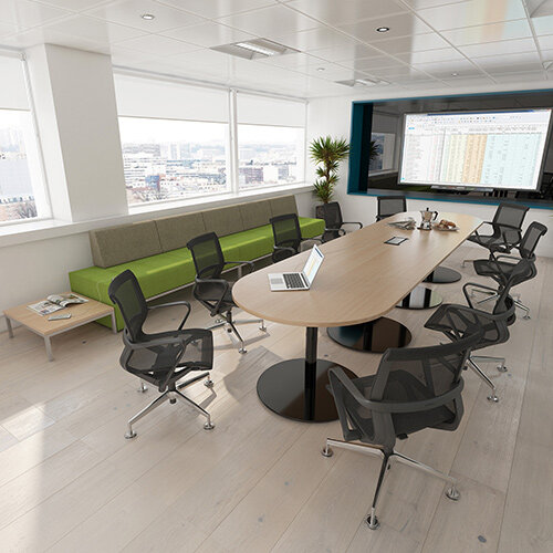 Kraft modular soft seating single bench fully upholstered - made to ...