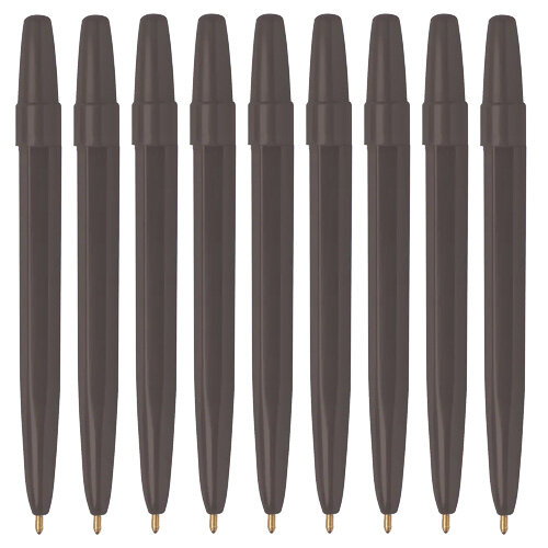 Mini Ballpoint Pen Black Pack of 144 - Hunt Office UK