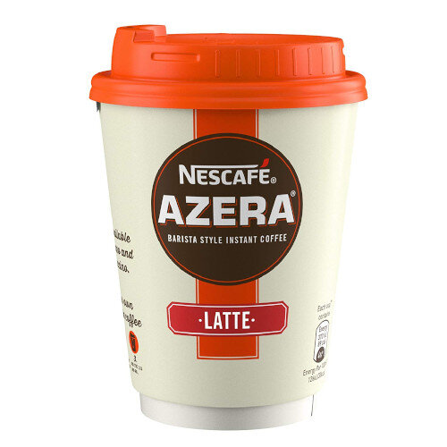 Nescafe Azera To Go Latte Cup and Lids Pack of 6 12347851 - Hunt Office UK