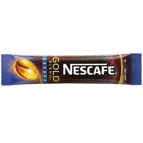Nescafe Gold Blend Decaffeinated One Cup Sticks Instant Coffee Sachets ...
