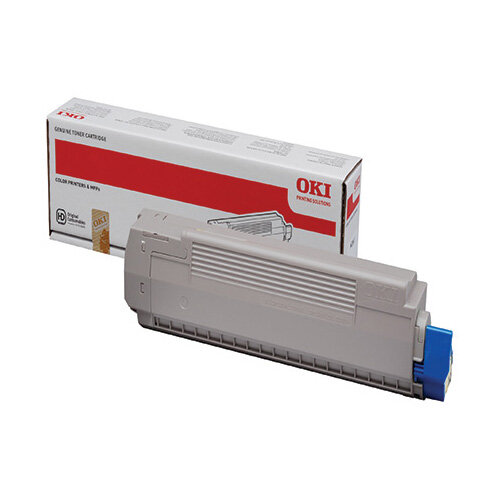 Oki MC861 Laser Toner Cartridge Page Life 10000pp Yellow Ref 44059253 - Hunt Office UK