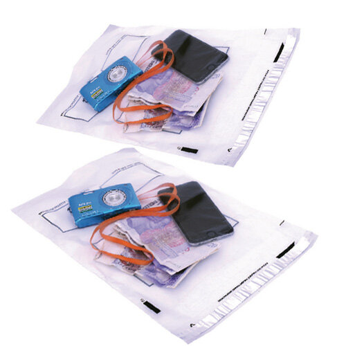 GoSecure Extra Strong C4 Clear Polythene Protective Envelopes Pack of ...